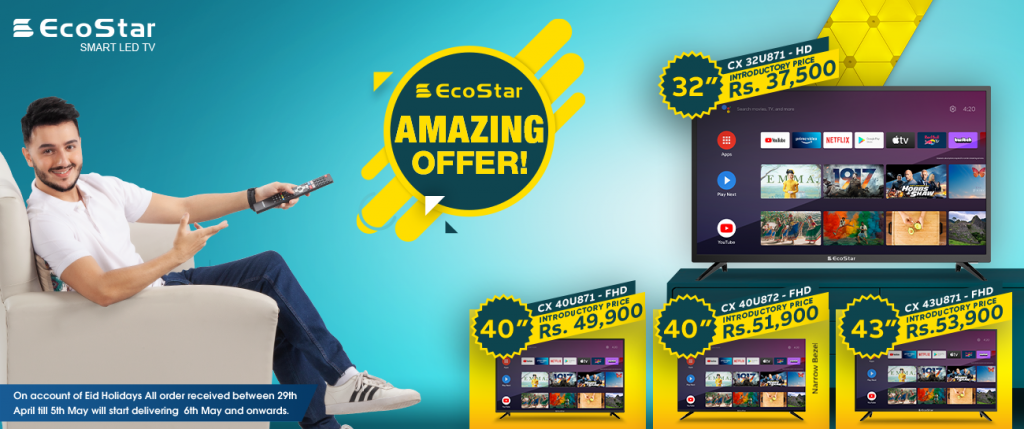EcoStar is launching New Android LED TV buy now! - DWP Home